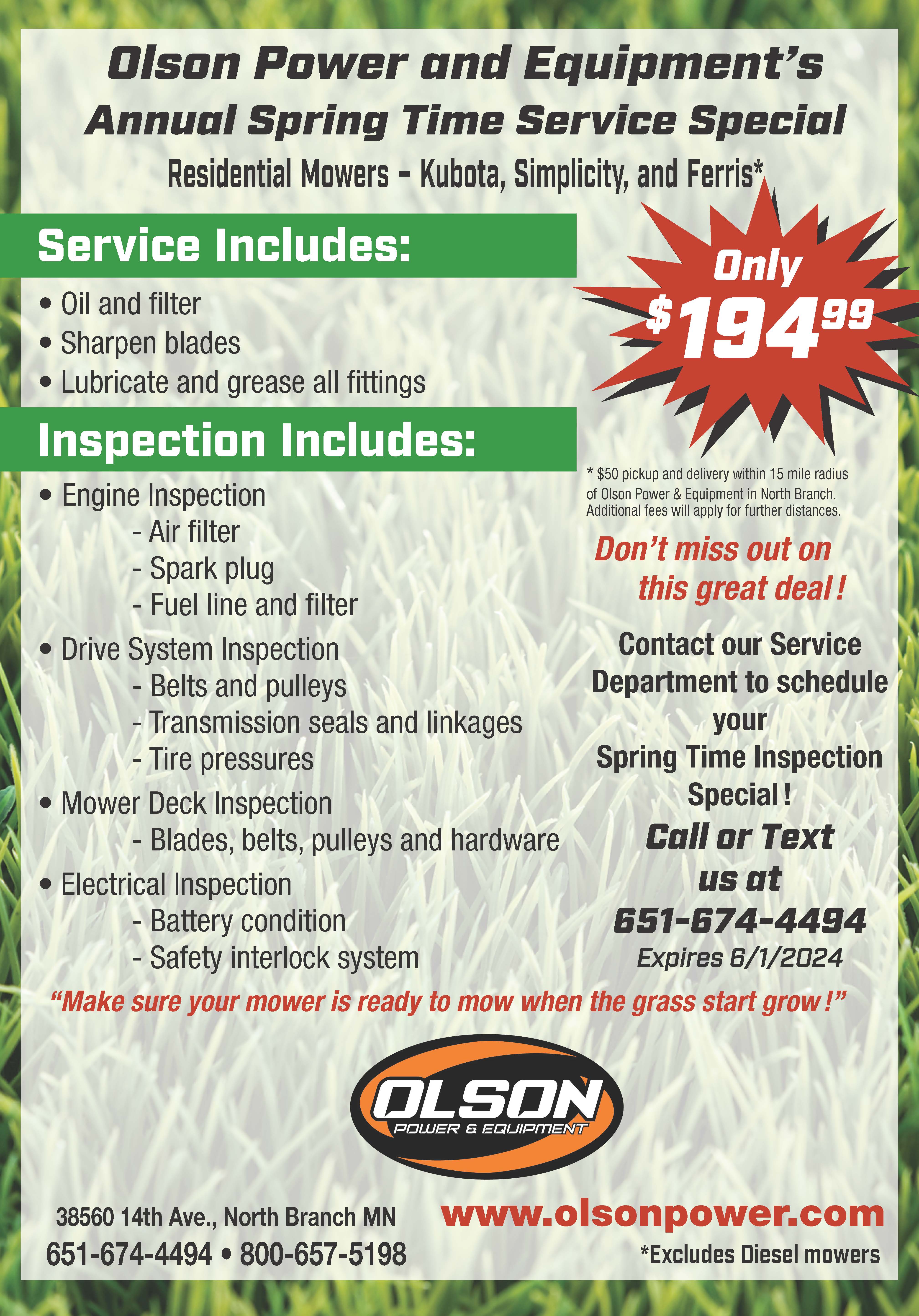 Olson Power & Equipment | For All Things Outdoors | North Branch