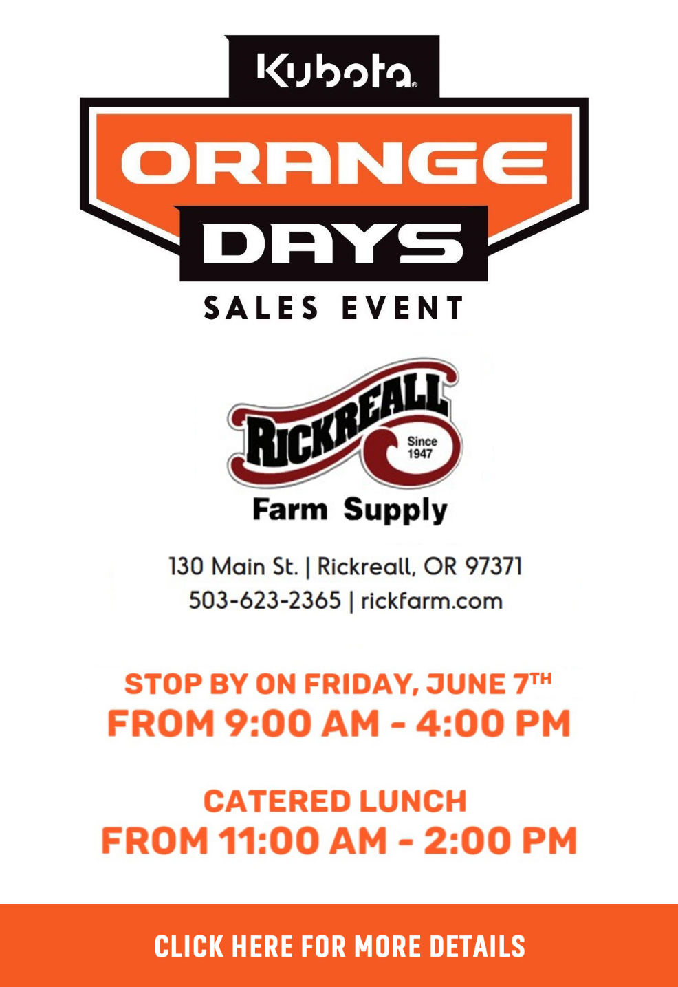 Map & Hours | Rickreall, Oregon | Rickreall Farm Supply