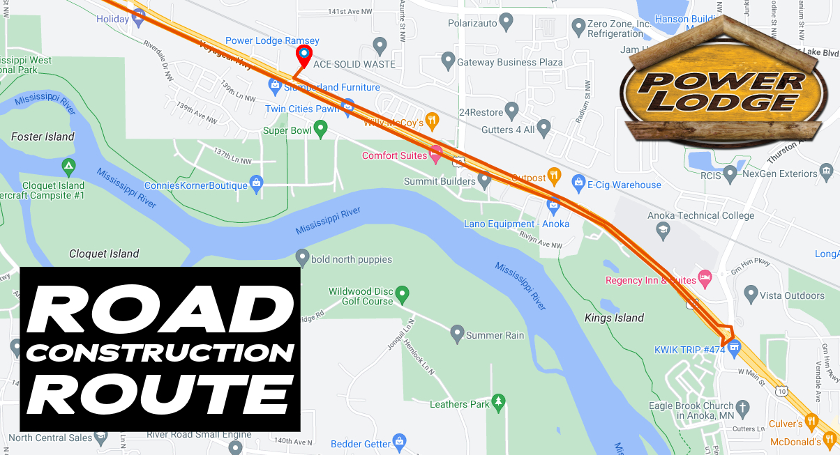 Directions & Hours | Power Lodge Ramsey